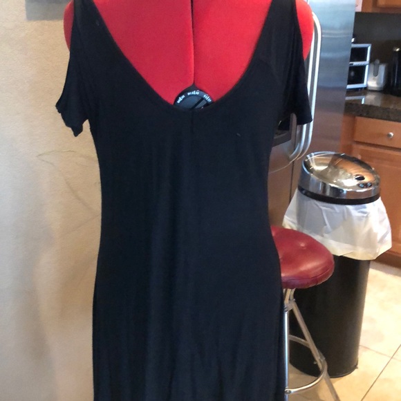Tops | Peek Hole Shoulder Spandex Knit Top | Poshmark
